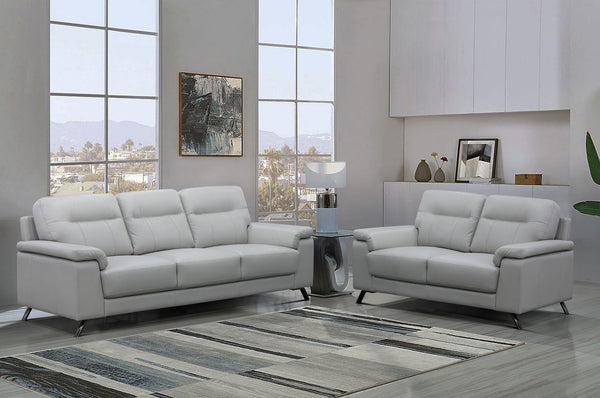 Haus Silver Leather Chair | MJM Furniture
